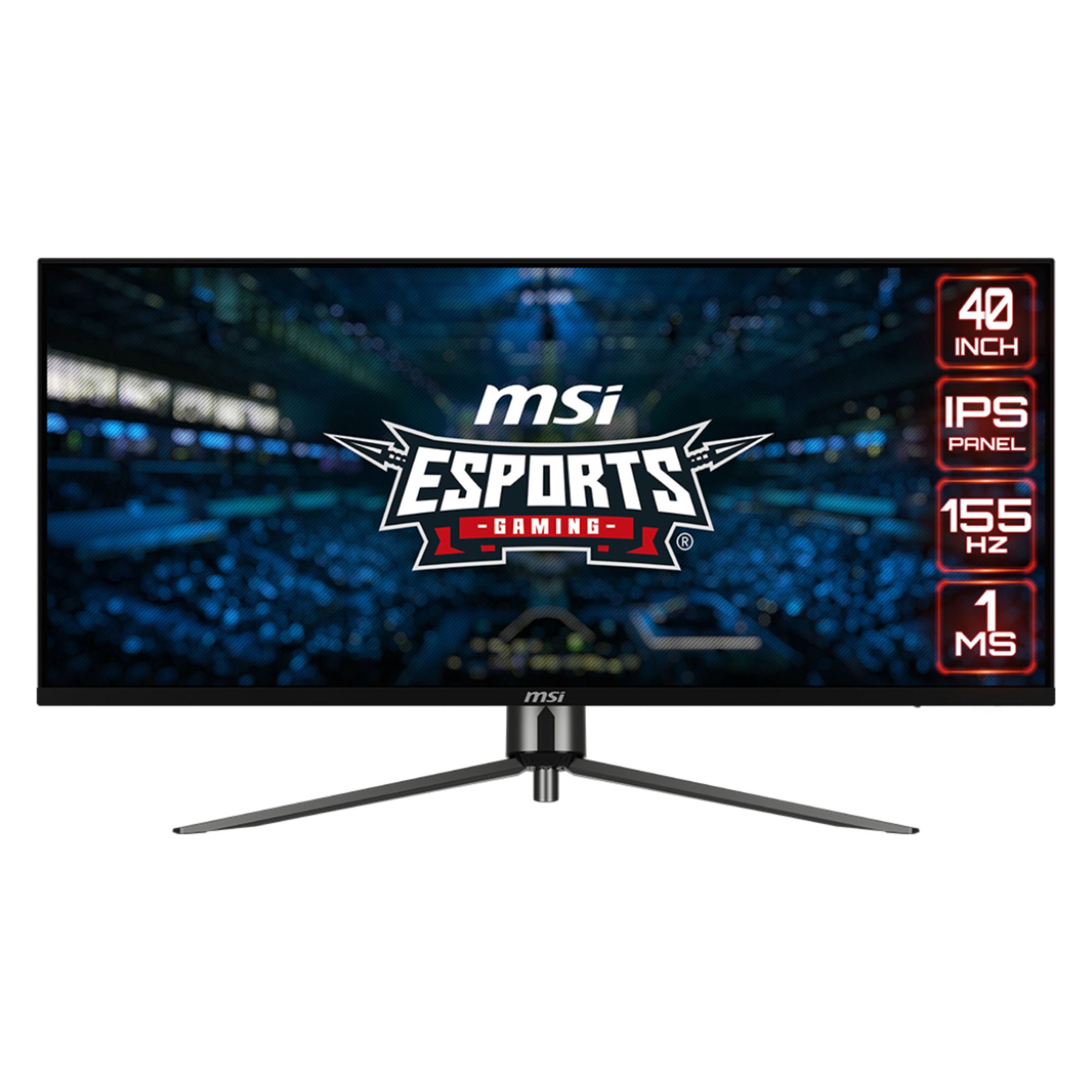 MSI MAG401QR, 40 Inch Gaming Monitor, UWQHD 3440×1440, 155Hz , IPS ...